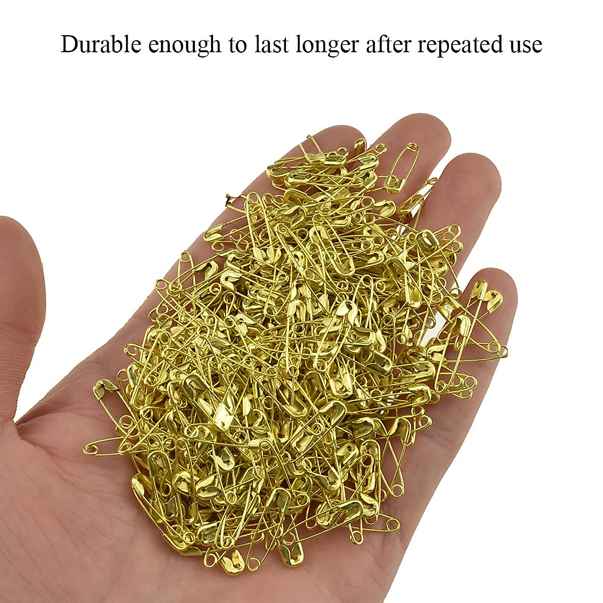 HAHIYO 36mm Length Safety Pins Closed Sturdy Avoid Misplacement Easy Penetrate Safer Operate Reusable Durable Stainless Steel Nappy Diaper Pin Silver 350 PCS for Sock Towel Bed Sheet Vurtains Clothing