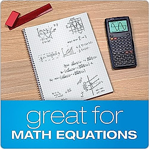 Oxford Graph Notebook - 1-subject - Grid Paper Notebook - 8" X 10-1/2" - Pack Of 3 - Math, Drawing, And Engineering Notebook - Pastel Colored Graph Paper Notebook