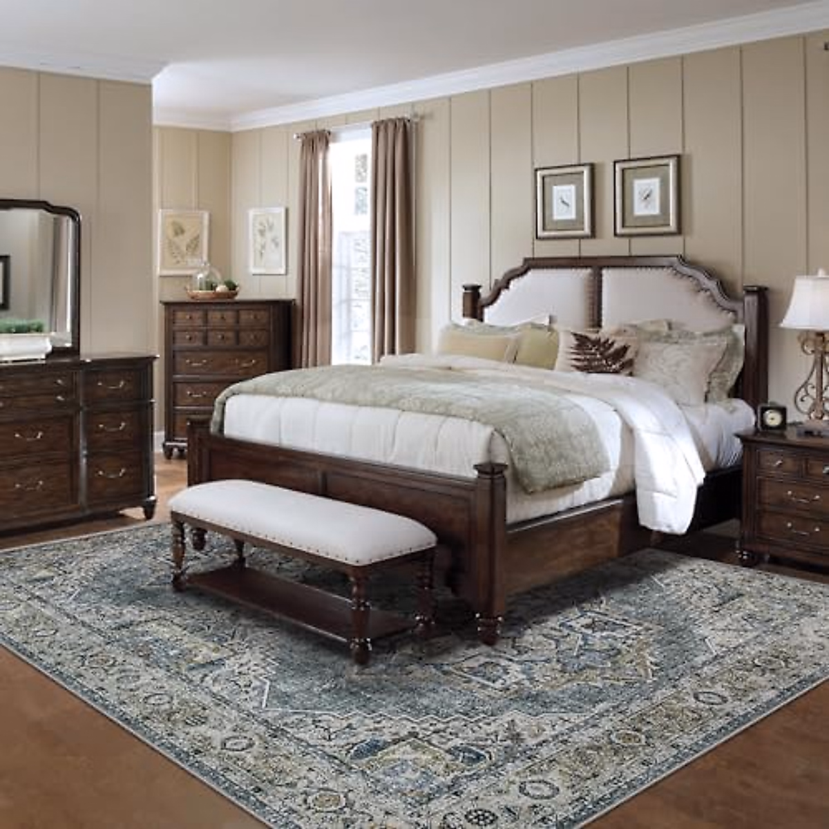 Area Rug Living Room Rugs, 8x10 Machine Washable Rug, Boho Large Rug with Non-Slip Rubber Backing, Non-Shedding Stain Resistant, Indoor Carpet for Bedroom Dining Room Nursery Home Office (Grey)