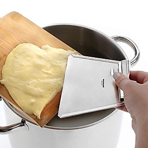 Westmark 61162240 Spätzle Board + Scraper, 12.6" x 5.5", Stainless Steel