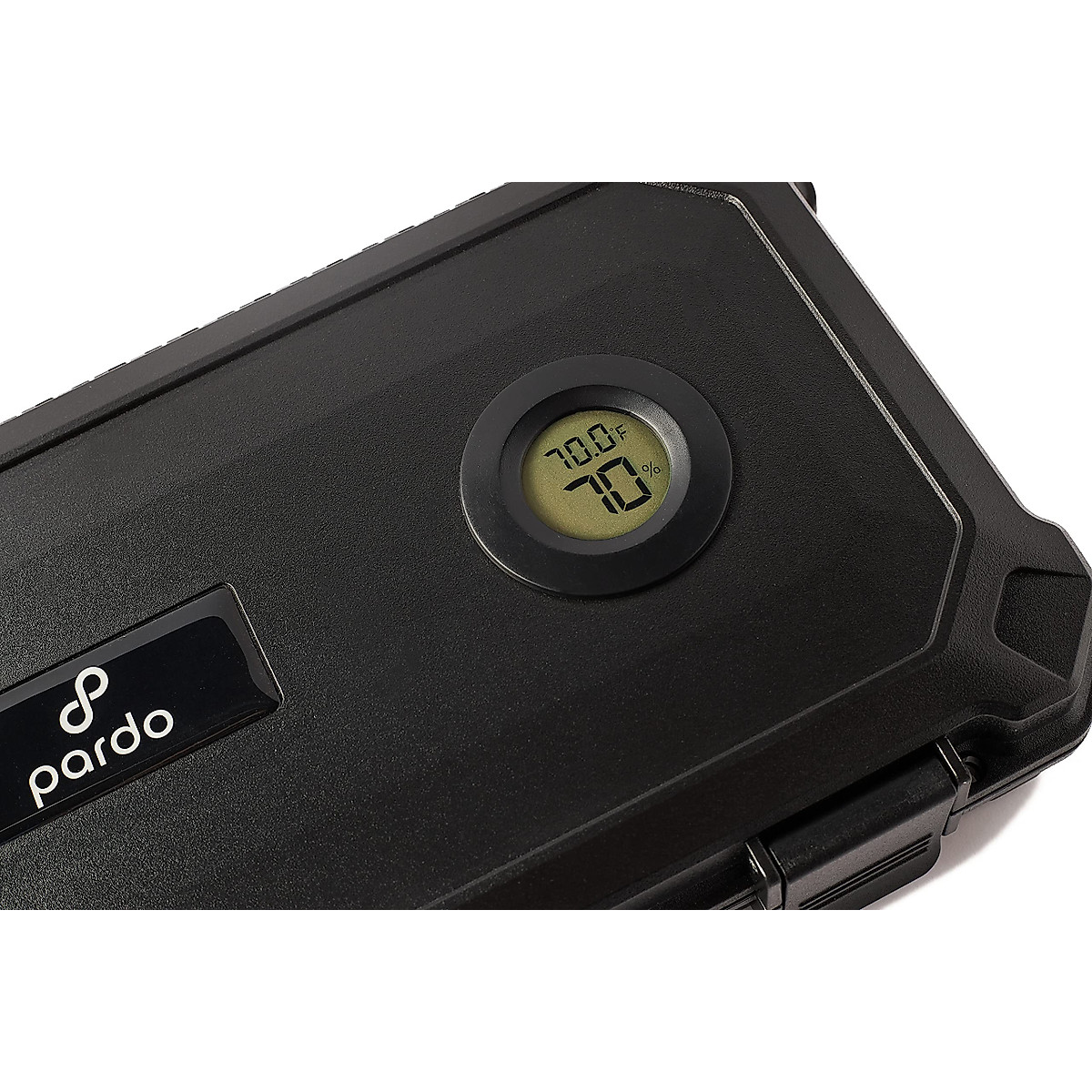 Pardo Cigar Humidors with Humidor Hygrometer - Holds up to 5 Cigars - Airtight, Waterproof, Sturdy & Durable Travel Humidor Cigar Box - Cigar Case & Cigar Boxes Ideal as Gifts for Men