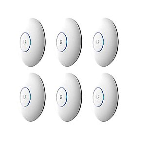 Ubiquiti Networks 6 Pack UAP-AC-PRO UniFi Access Point Enterprise Wi-Fi System