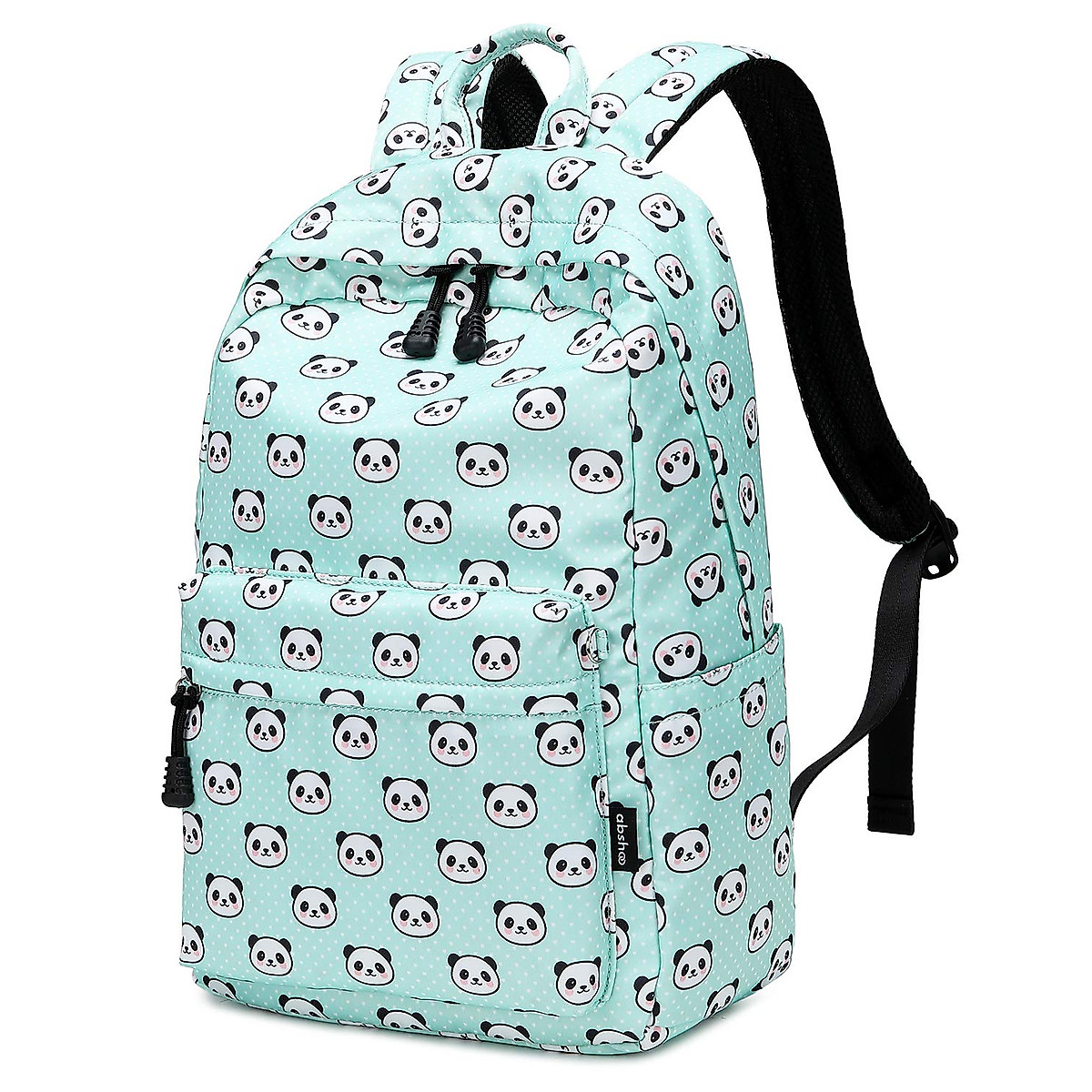 Abshoo Lightweight Cute Panda Backpacks for Girls School Backpacks With Lunch Bag (3pc Panda Teal)