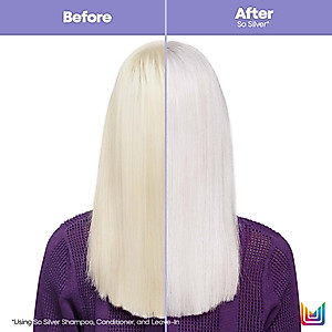 Matrix So Silver Toning Purple Hair Mask | Deep Conditioning | Repairs Damaged Blonde & Silver Hair | Neutralizes Yellow Tones | For Color Treated or Bleached Hair | Packaging May Vary | Vegan