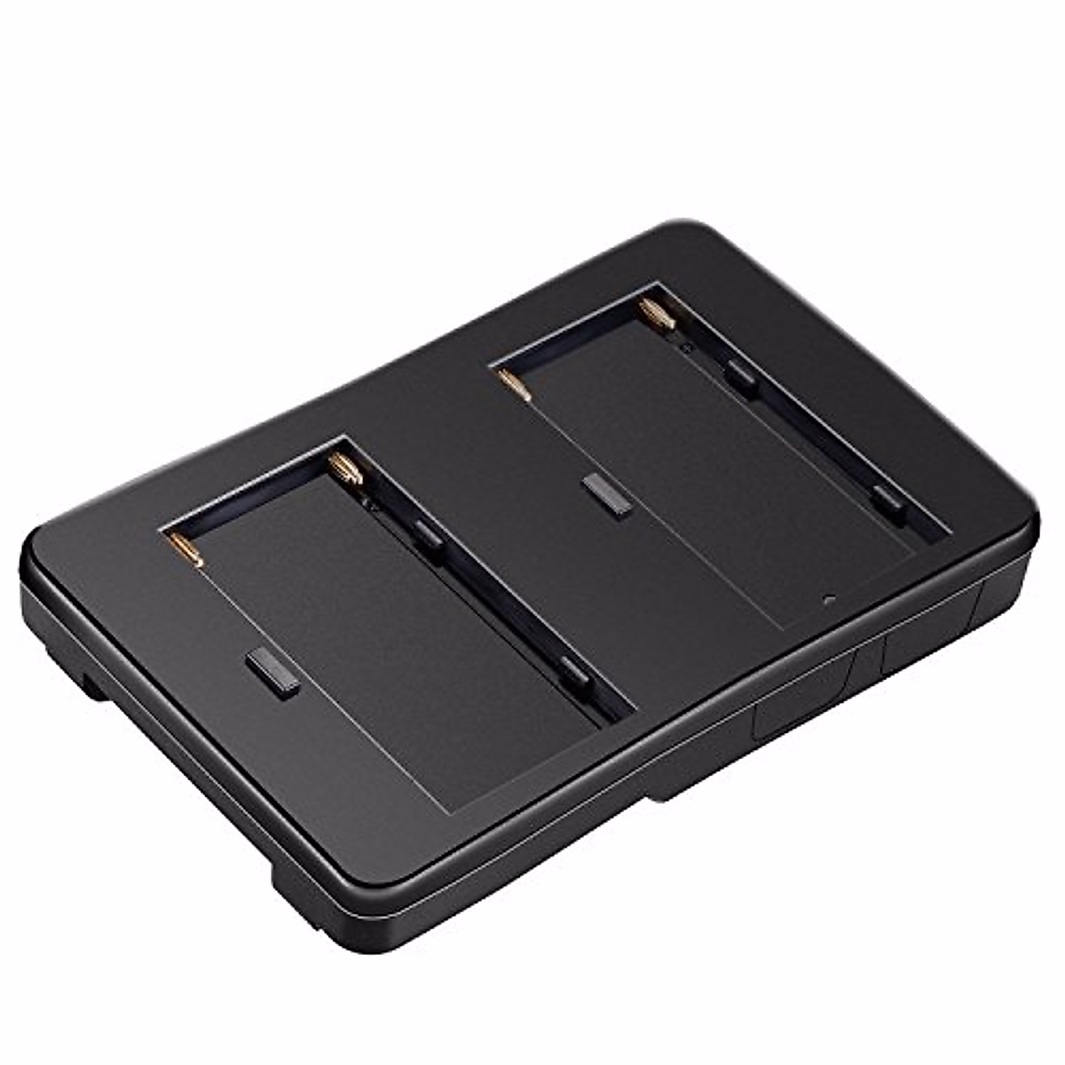 Neewer F2-BP NP-F Battery to V-Mount Battery Converter Adapter for LED Light, Field Monitor, Alternative Battery Option for Sony V-Mount Gear, Fits for 2-Pack Sony NP-F970, NP-F770,NP-F570 Battery