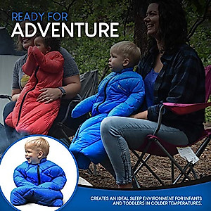 Morrison Outdoors Little Mo 40 Baby Sleeping Bag - Blazing Blue