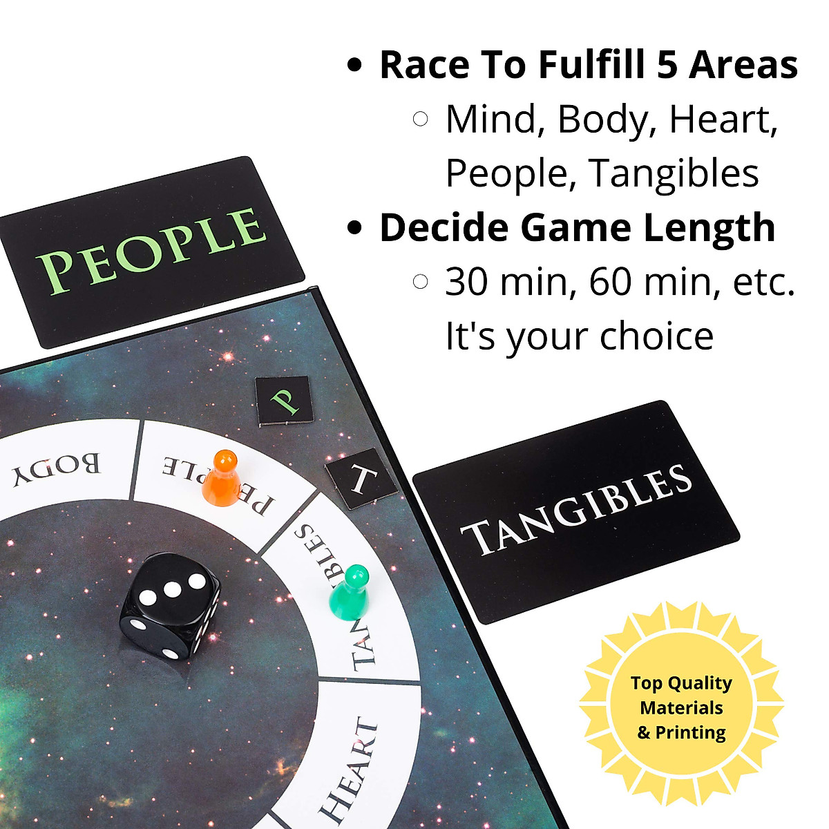 Better Me Self Improvement Game - Board Game for Couples, Friends or Family Games Night, Self Help Group Therapy Games, Counseling Games for Teens, Relationship Date Night Ideas