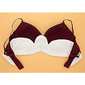 Brushed Cotton on Both Sides - Bra Liners for Sweating Rash Boob Sweat Liner Cotton Pads – 3PCS White