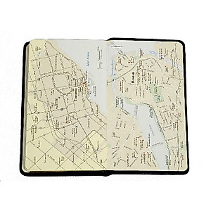 Graphic Image 5 Inch Leather Bound Pocket Address Book, Genuine Calfskin Leather, 750 Entries, British Tan