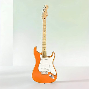 Fender Player Stratocaster SSS Electric Guitar, with 2-Year Warranty, Capri Orange, Maple Fingerboard