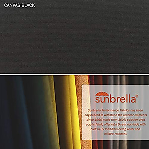 California Umbrella GSPT908302-5408 9' Round Aluminum Market, Crank Lift, Push Button Tilt, Black Pole, Sunbrella Patio Umbrella, 9-Feet