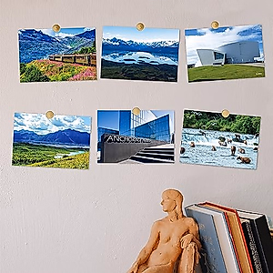 Dear Mapper Vintage United States Alaska Landscape Postcards Pack 20pc/Set Postcards from Around the World Greeting Cards for Business World Travel Postcard for Mailing Decor Gift