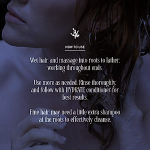 Captain Blankenship Cleanse Shampoo | Nourishes, Hydrates & Restores Shine to Dry, Dull Hair | Color-Safe, Organic, Sulfate-Free, Vegan Haircare - 10 oz