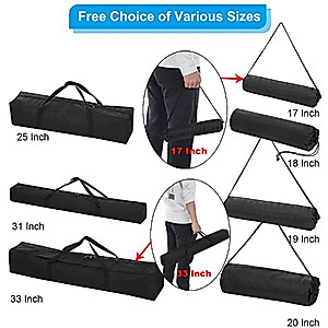 PATIKIL 33 Inch Camp Chair Replacement Bag, Nylon Foldable Carrying Bag Large Zippered Bag with Shoulder Strap for Camping Travel, Black