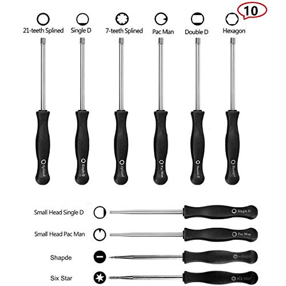 CALU LUKY Carburetor Adjustment Tool kit for 2 Common Cycle Carburator Adjusting Small Engine Carb Tune up Adjusting Tool- Echo Poulan Husqvarna MTD Ryobi Homelite String Trimmer
