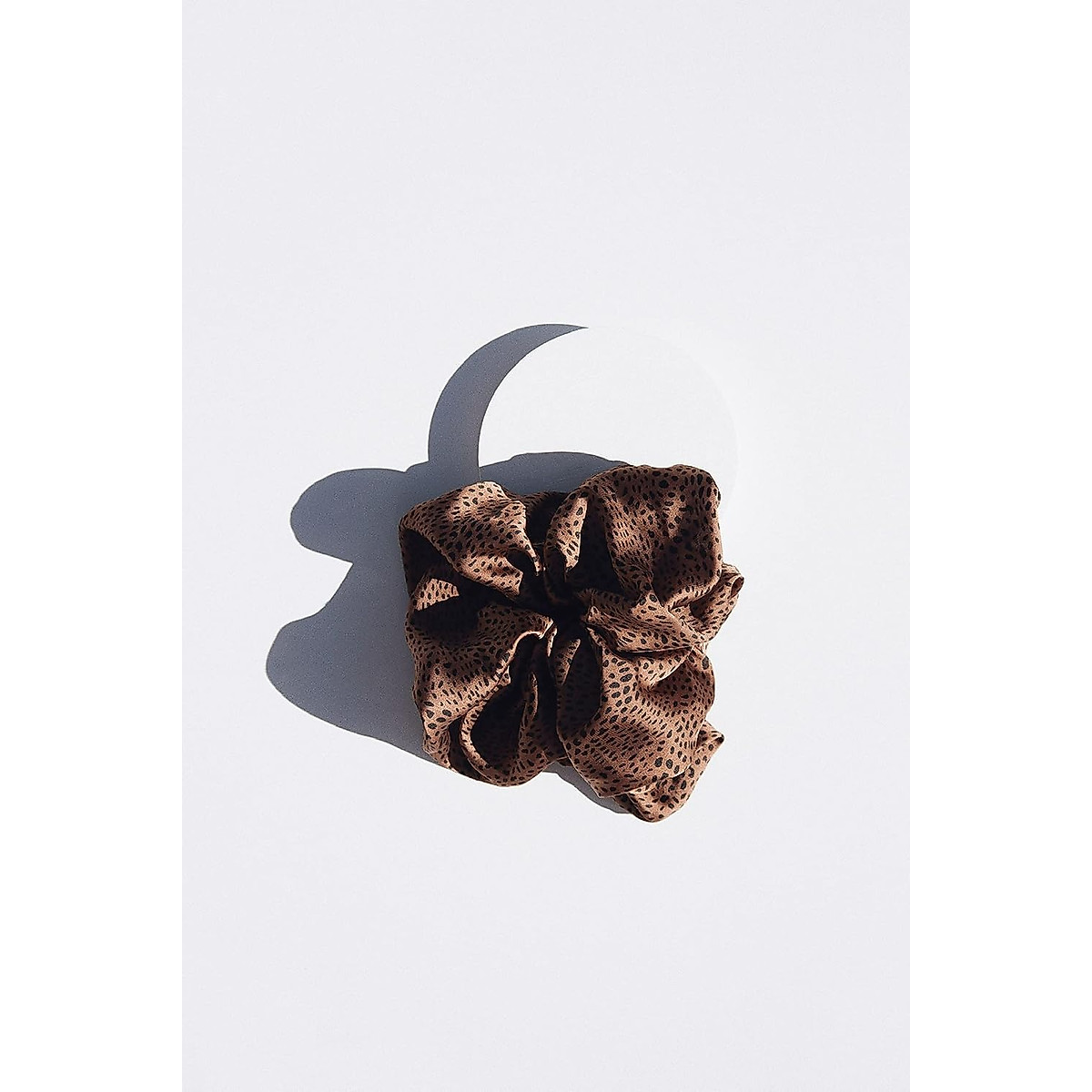 Kristin Ess The Oversized Satin Scrunchie, Cheetah (Pack-1)