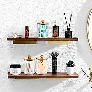 Qtip Dispenser Apothecary Jars with Bamboo Lids - Clear Plastic Vanity Makeup Organizer Storage Canister - Bathroom Accessories for Q-Tips, Cotton Swab, Cotton Ball, Cotton Rounds, floss (3)