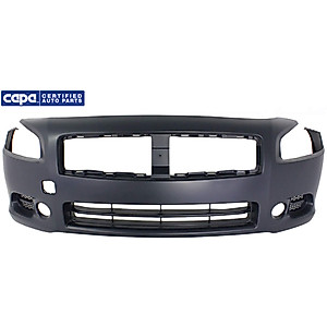 Evan Fischer Front Bumper Cover Compatible with 2009-2014 Nissan Maxima Primed CAPA Certified - NI1000258C