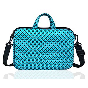 17.3-Inch Laptop Shoulder Carrying Bag Case Sleeve For 17" 17.3 inch HP DELL (Purple)
