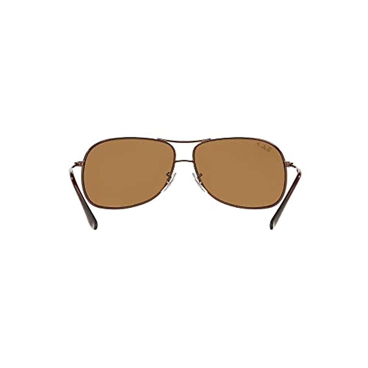 Ray-Ban RB3267 Metal Aviator Sunglasses, Brown/Polarized Brown, 64 mm