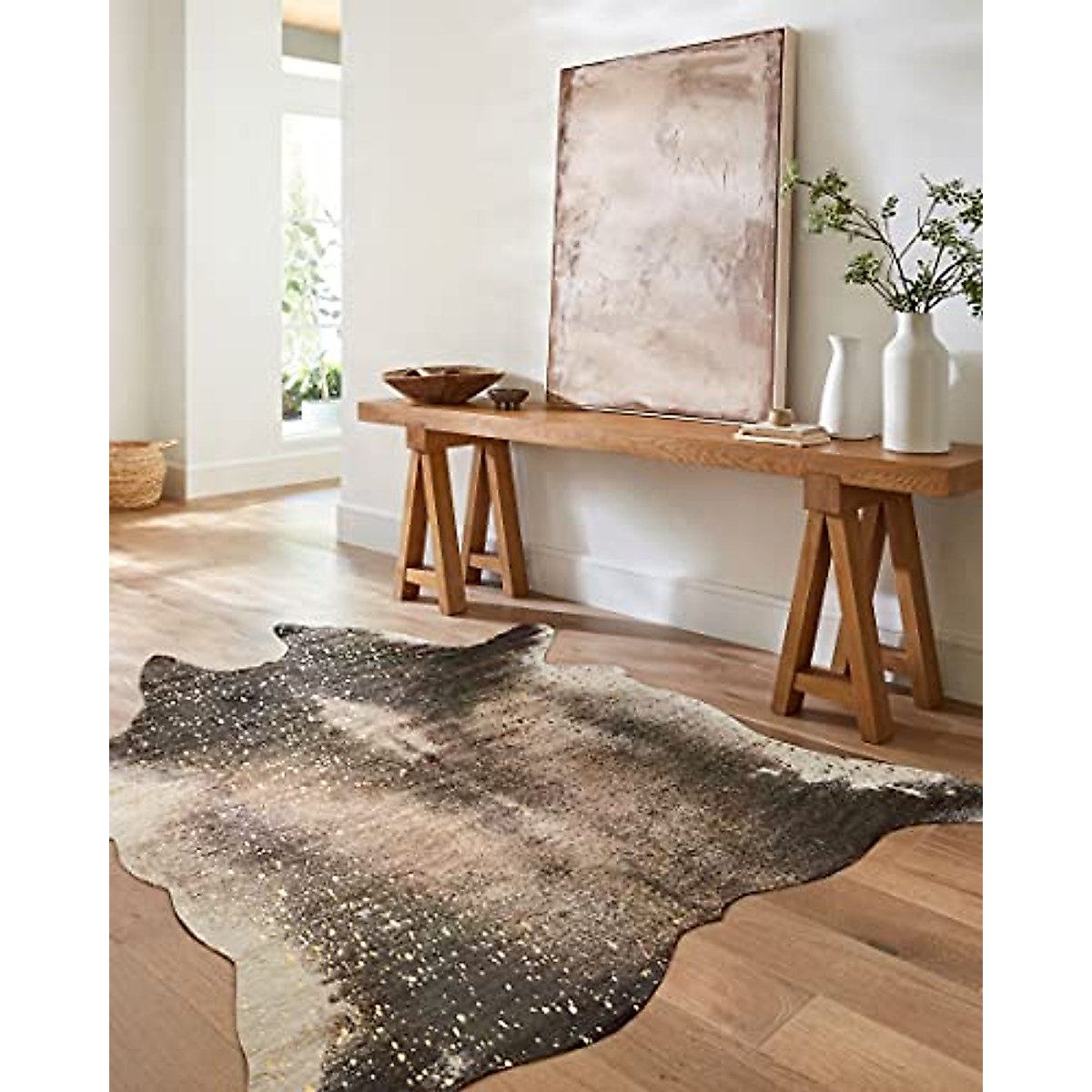 Loloi II Bryce Collection BZ-04 Mocha/Gold 3'-10" x 5' Accent Rug