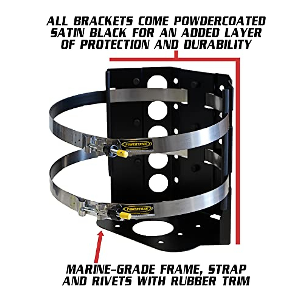 Power Tank 20 lb Propane Bracket -12 inch Diameter