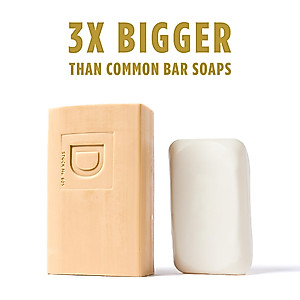 Duke Cannon Supply Co. Big Ass Brick of Bar Soap - Superior Grade, Large Men's Soap Made with Busch, All Skin Types, Masculine Sandalwood Scent, 10 oz.