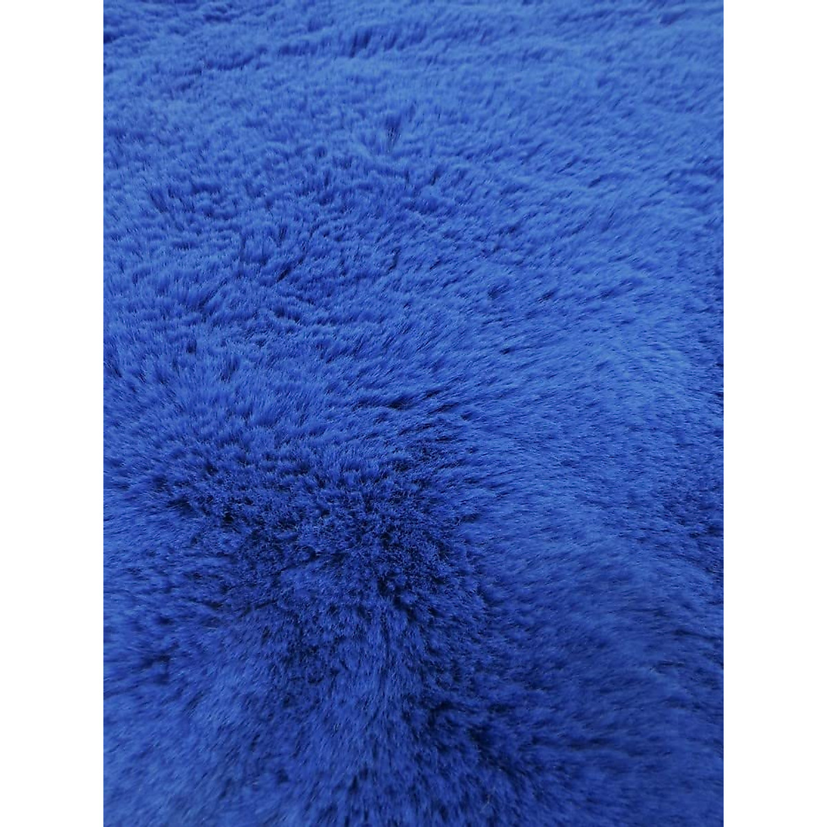 Hug-Z Arctic Rabbit Minky Fabric by The Yard DIY Baby Blankets Decor Clothing Snuggle Shaggy (Orange)