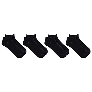 Dr. Scholl's womens Diabetes & Circulator - 4 Pair Packs Casual Sock, Black, 8-12 US