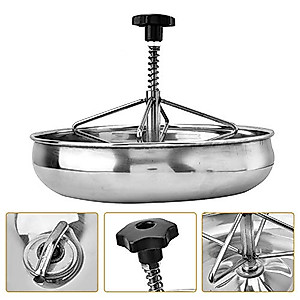 Piglet Feeding Trough, Stainless Steel Pig Food Feeder Sow Milk Trough Durable Pig Food Tray Piglet for Household Farm Piglet Cattle