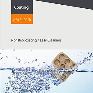 For Bake Carbon Steel Nonstick Bakeware Muffin Pan (9-Cup)