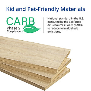 Cozy Castle Combination Book Shelf, 3-Piece Bookcase Set with 8 Cubes and 4 Doors, Large Cube Storage Bookshelf for Living Room, Playroom and Classroom, Oak