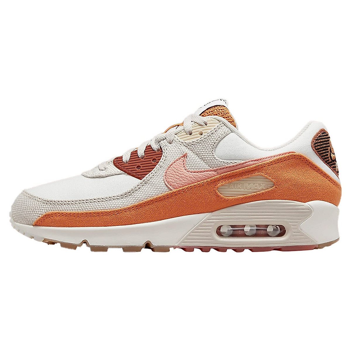 Nike Men's Air Max 90 SE Fashion Sneakers, Sail/Lt Madder Root, 13