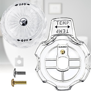 hansengroyi MXT11 Shower Temp Valve Handle, Temperature and Volume Knob Compatible with Mixet MXT11 Shower Handle Replacement, Bathroom Hot Cold Handles Part