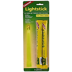 Coghlan's Lightsticks, Yellow, 2-Pack