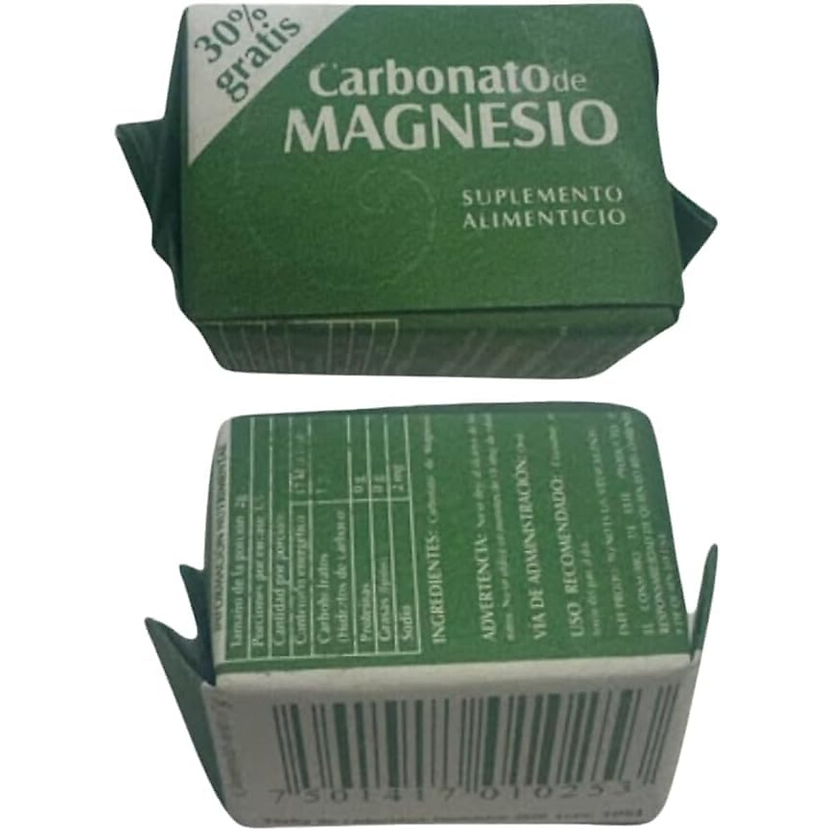 Magnesium Carbonate 7grs - Carbonato de Magnesio Puro (Pack of 3)