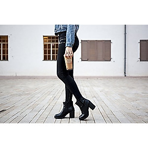 Life Story Corky Cup Reusable 16 oz Insulated Travel Mug Coffee Thermos (2 Pack)