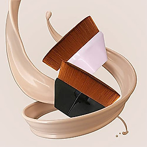 Petal-Shaped Foundation Brush, GODR7OY Foundation Makeup Brush, Suitable for Mixed Liquid, Cream or Flawless Powder Cosmetics, Multifunctional Makeup