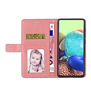 Fansipro Wallet Folio Case for Oppo RENO2 Z, Premium PU Leather Slim Fit Cover for RENO2 Z, 2 Card Slots, 1 Transparent Photo Frame Slot, Anti-Oil, Pink [1 Piece]