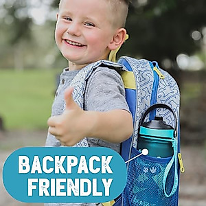 Live Infinitely 20oz Kids Water Bottle with Easy Sip Straw - Water Bottle is Dishwasher Safe & BPA Free Kids Water Bottle