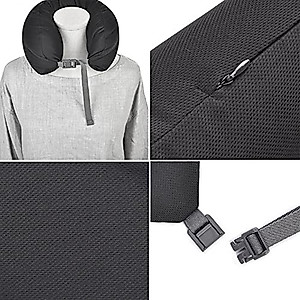 BVCED Neck Pillow, Portable Comfortable U Shaped Neck Cushion, Travel Pillow for Airplanes, Car, Camping, Office, School, Head Neck Pillow Soft Sleep Desk Nap Pillow with Breathable Cover