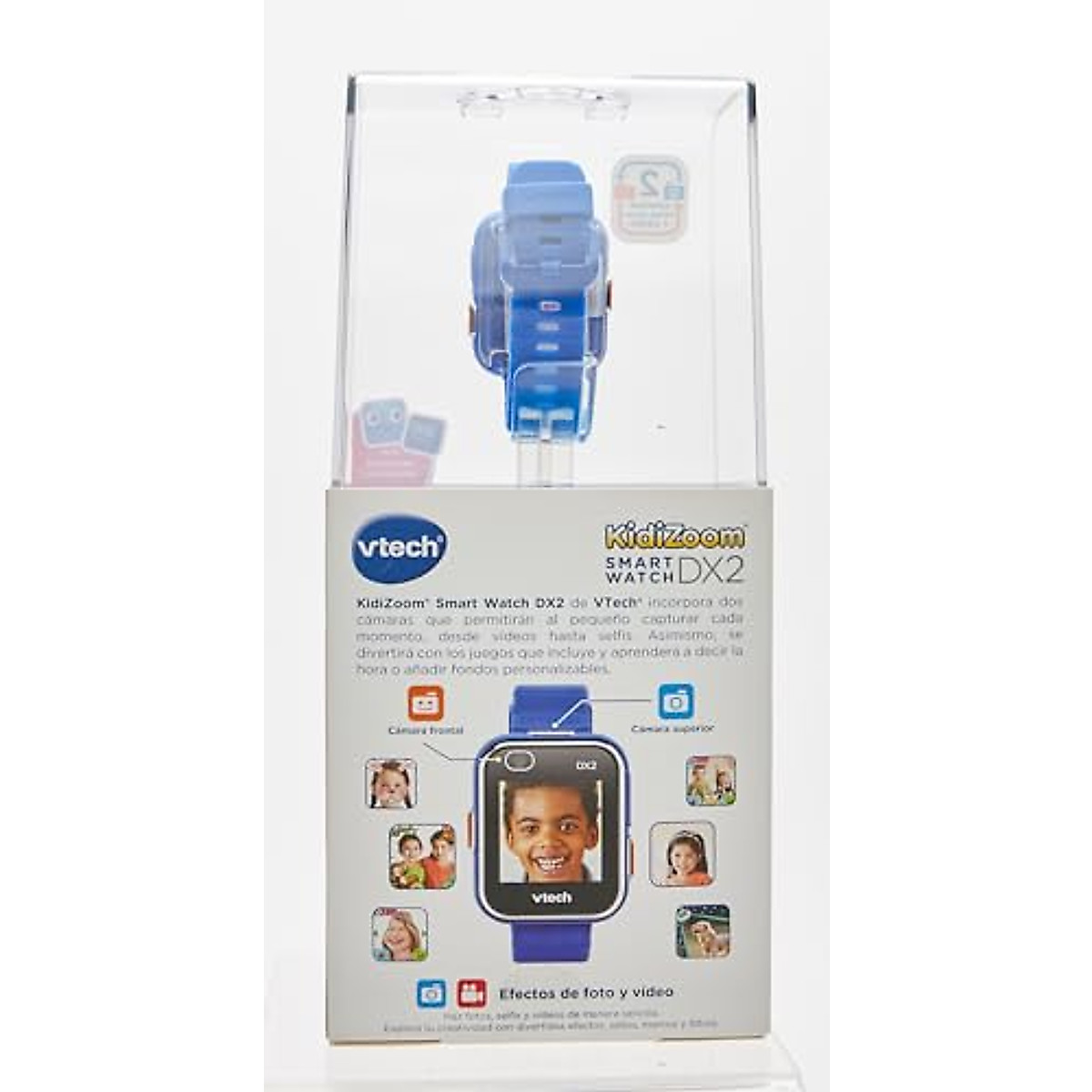 VTech Kidizoom Smart Watch DX2 Kids Smart Watch with Dual Camera Estandar Blue - Spanish Version