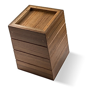 Whitecap 63102 Teak Small Waste Basket