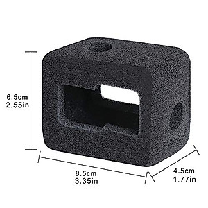 HSU Windslayer Cover for GoPro Hero 11/10/ 9 Black, Windslayer Cover Housing Frame Case, Video Noise Reduction Accessory (2 Pack)