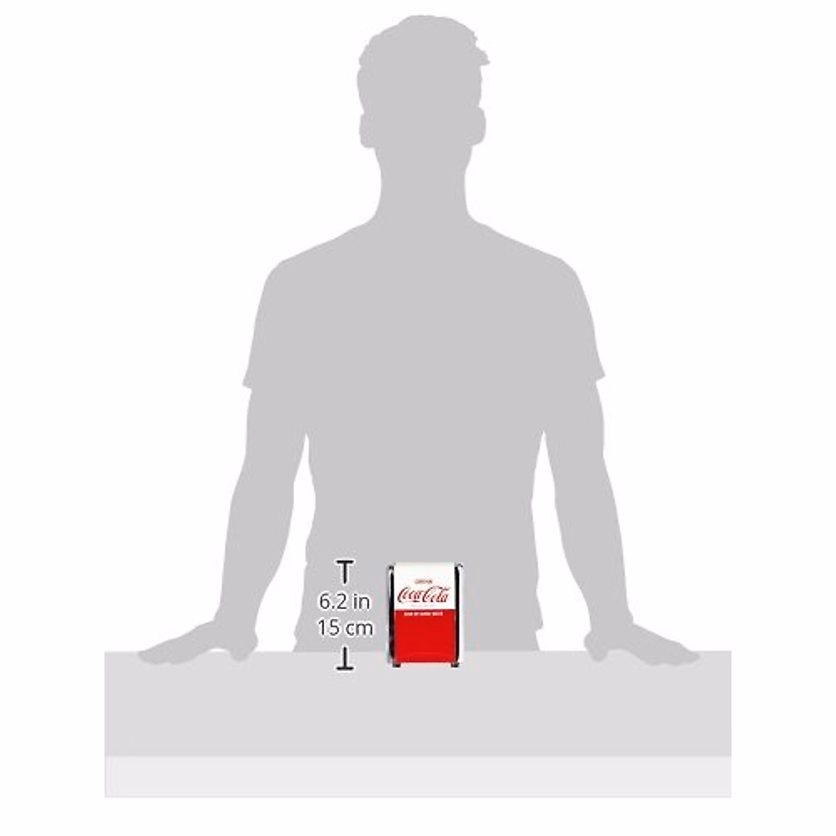 Tablecraft Coca-Cola Napkin Dispenser, Half, Red