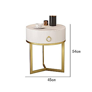 HIGOH Bedside Table Living Room Furniture Bedside Table Modern Minimalist Bedroom Hotel Nightstands Small Apartment Dormitory Storage Cabinet
