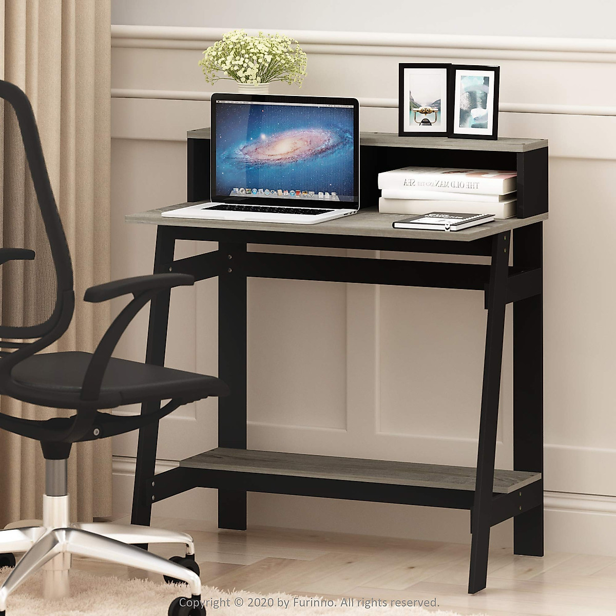 Furinno Simplistic A Frame Computer Desk Just 3-Tier End Table