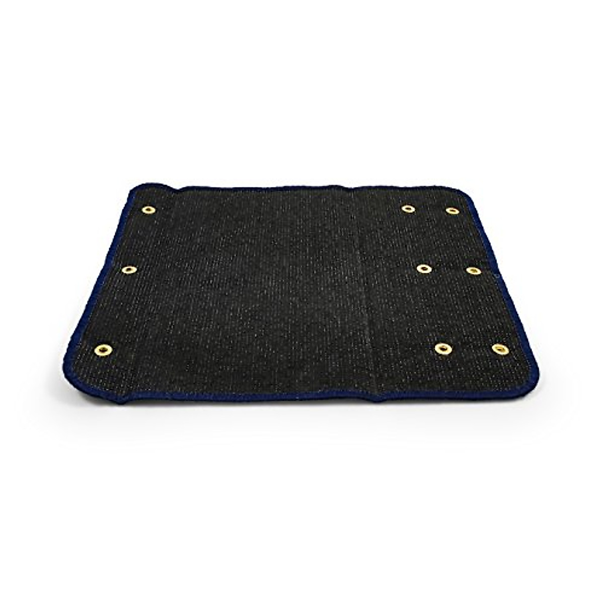 Camco 42937 RV Step Rug ( Premium Wrap Around , Turf Material (22" x 20") - Blue)