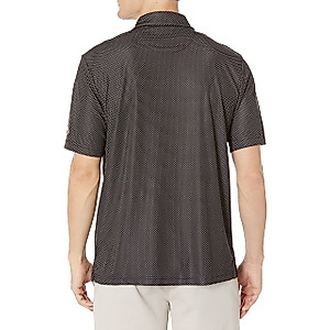 Callaway Men's Regular Pro Spin Chevron Jacquard Short Sleeve Golf Shirt (Size X-Small-4X Big & Tall), Pink Sunset, X-Large