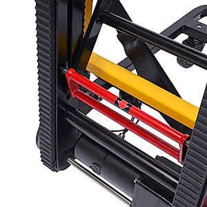 Tracked Luggage Cart Folding Electric Stair Climbing Hand Truck Warehouse Cart Dolly Roll Luggage 6Wheeled for Cargo Handling Luggage Handling Warehouse Cargo Transportation Moving House